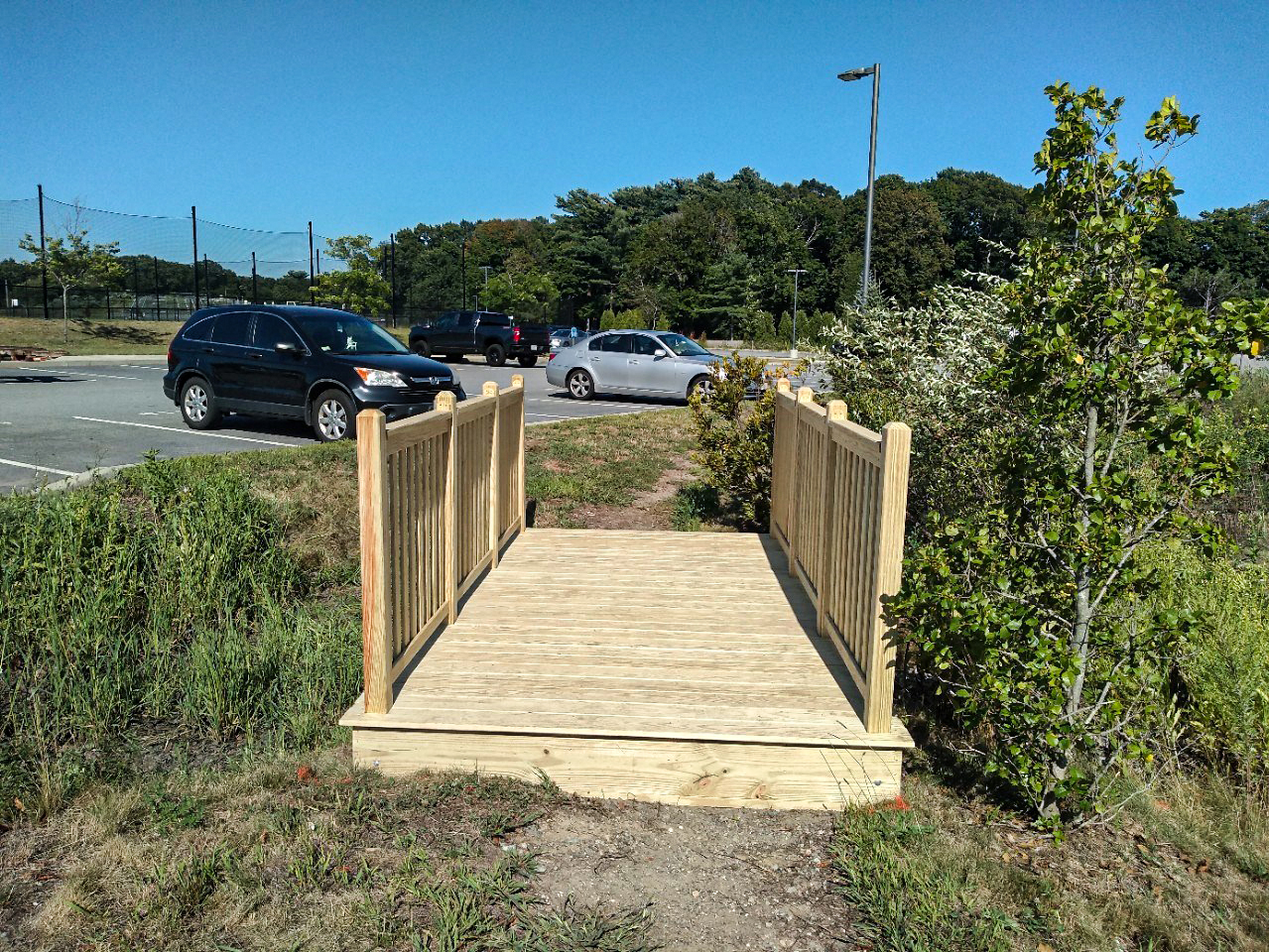 A 12' Custom Bridge in Duxbury, MA - Outdoor Personia