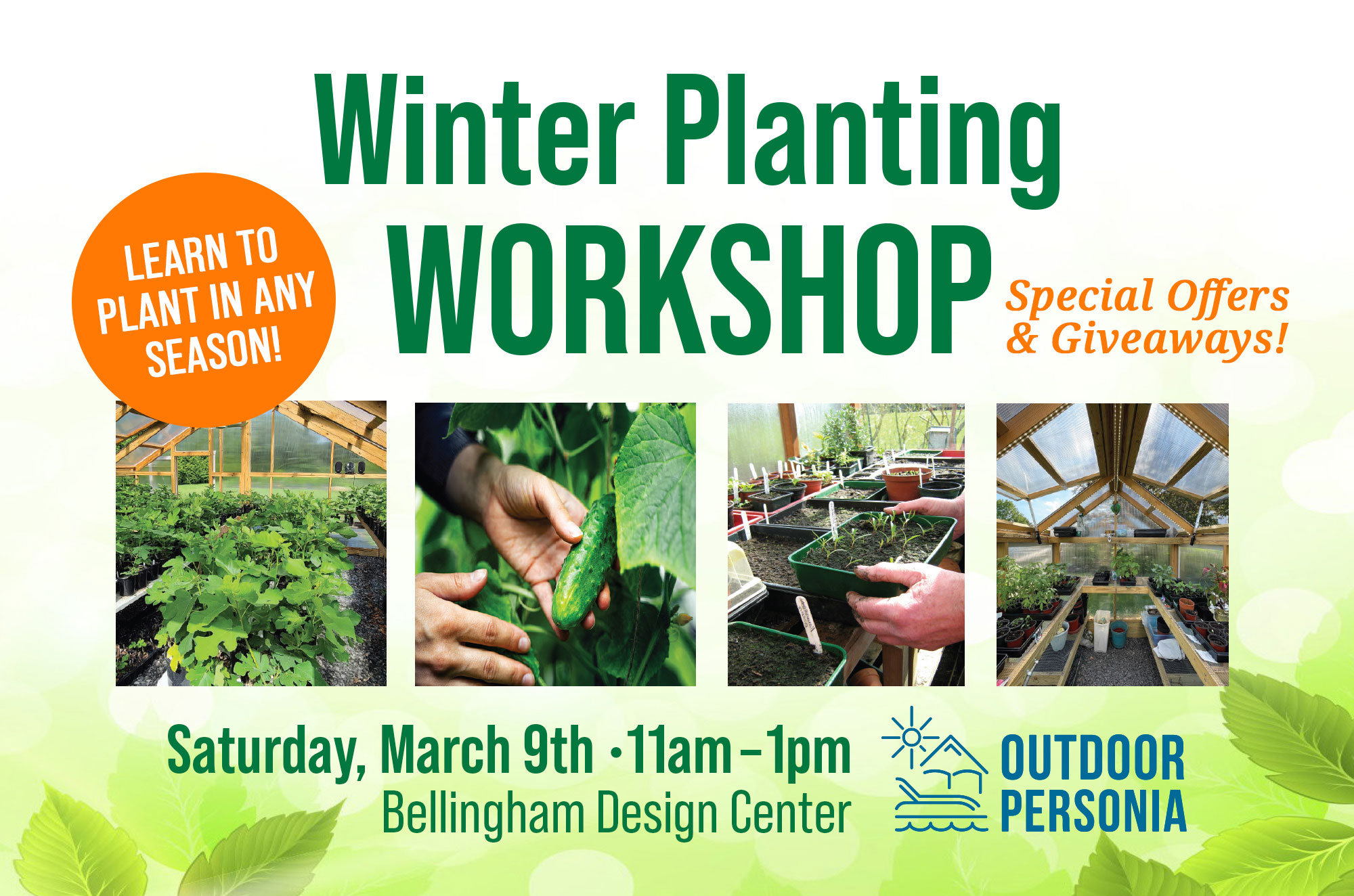 Winter Planting Workshop - Outdoor Personia