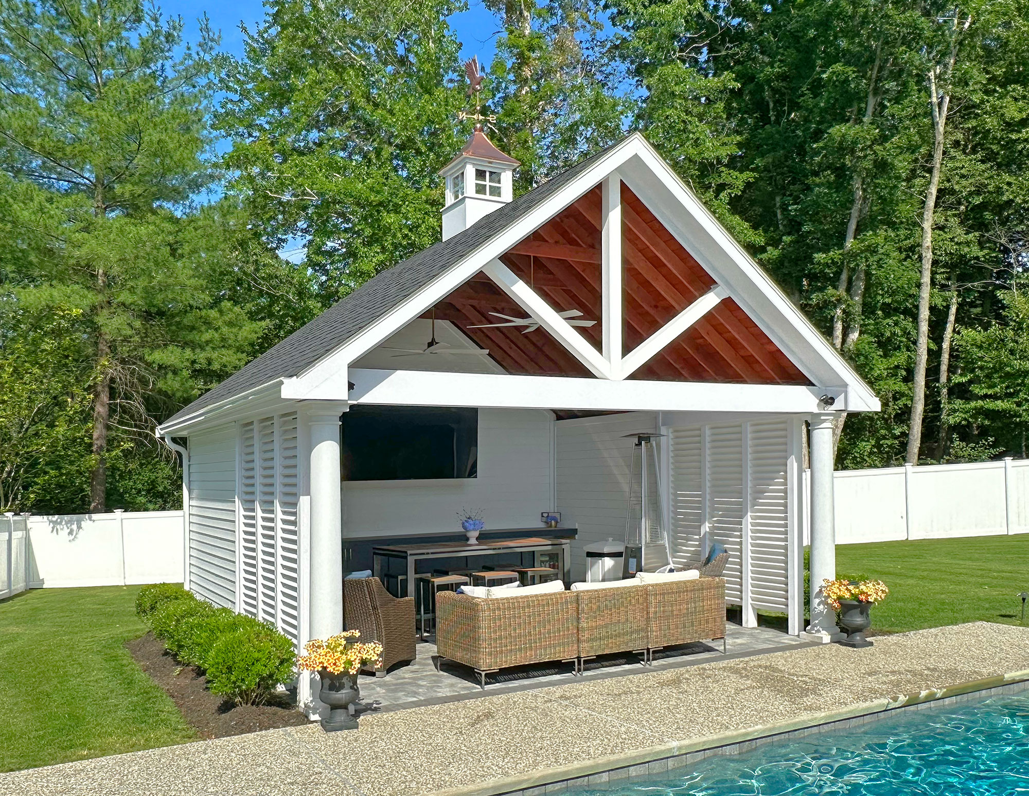 Custom 18x18 Pavilion in Hanover, MA - Outdoor Personia